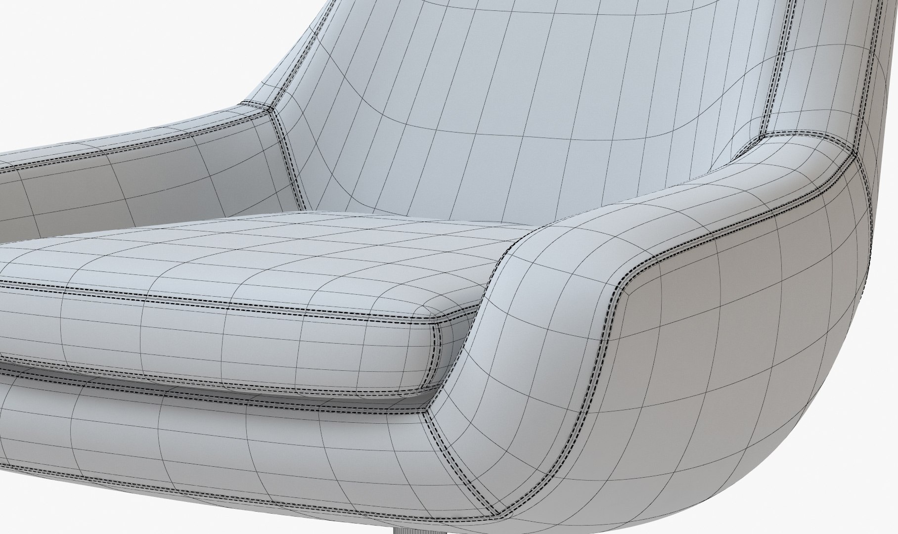 3D Model Noomi Swivel Chair - TurboSquid 1205958