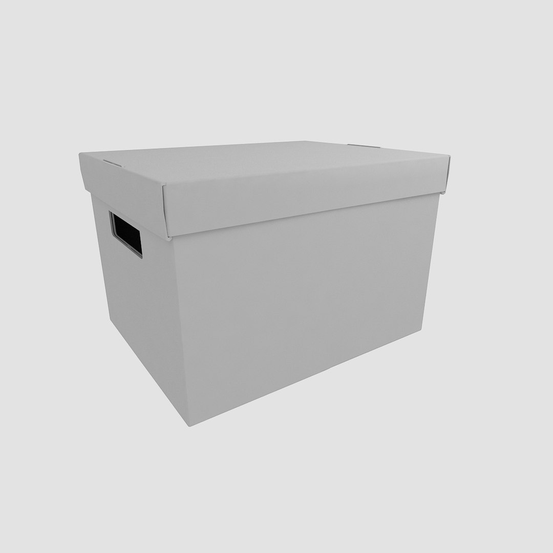 Bankers Box 3d Model