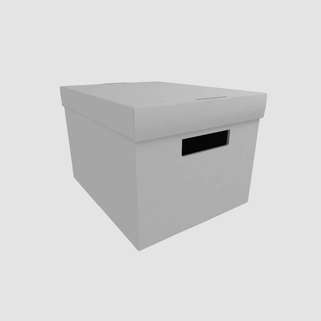 Bankers Box 3d Model
