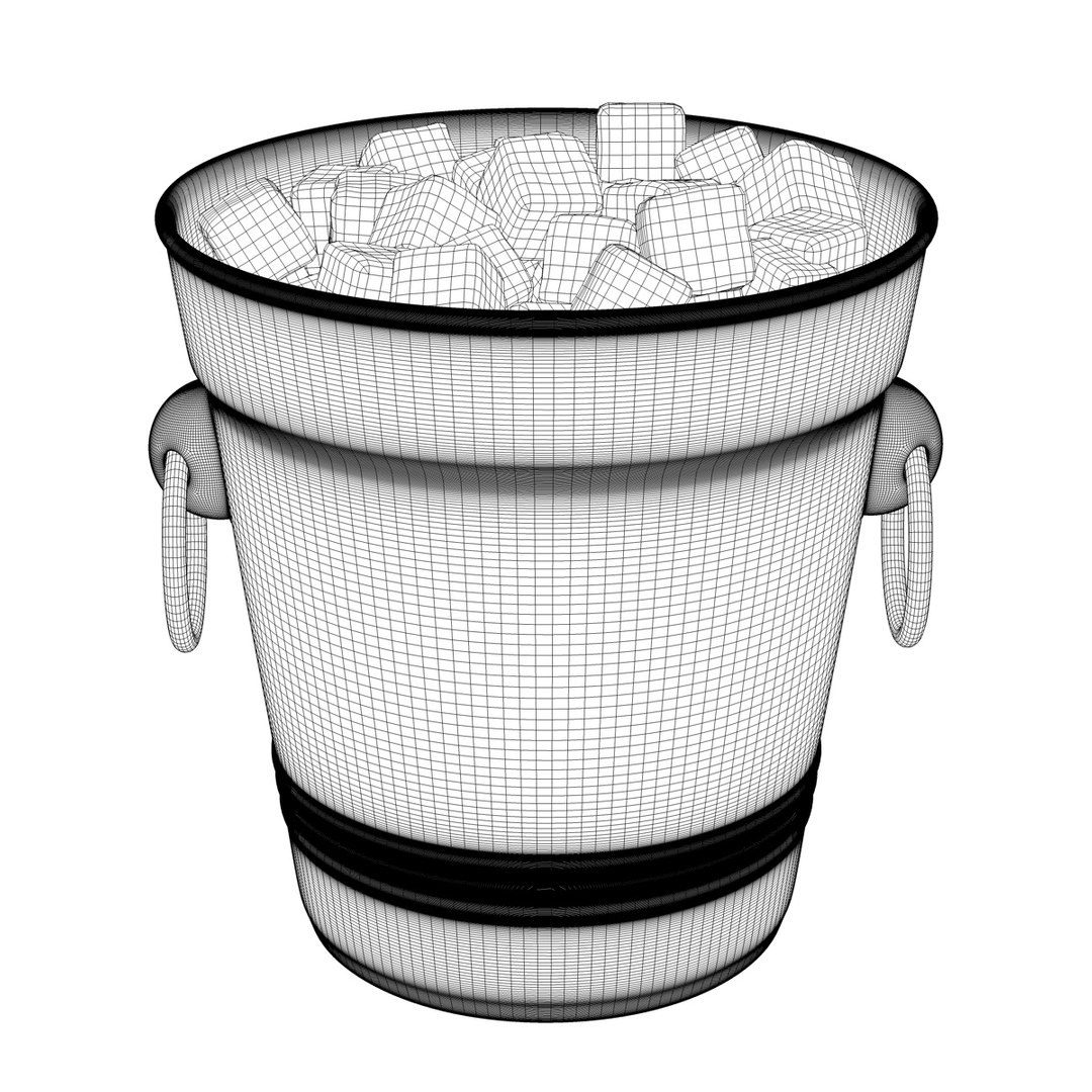 3d Modeled Ice Bucket