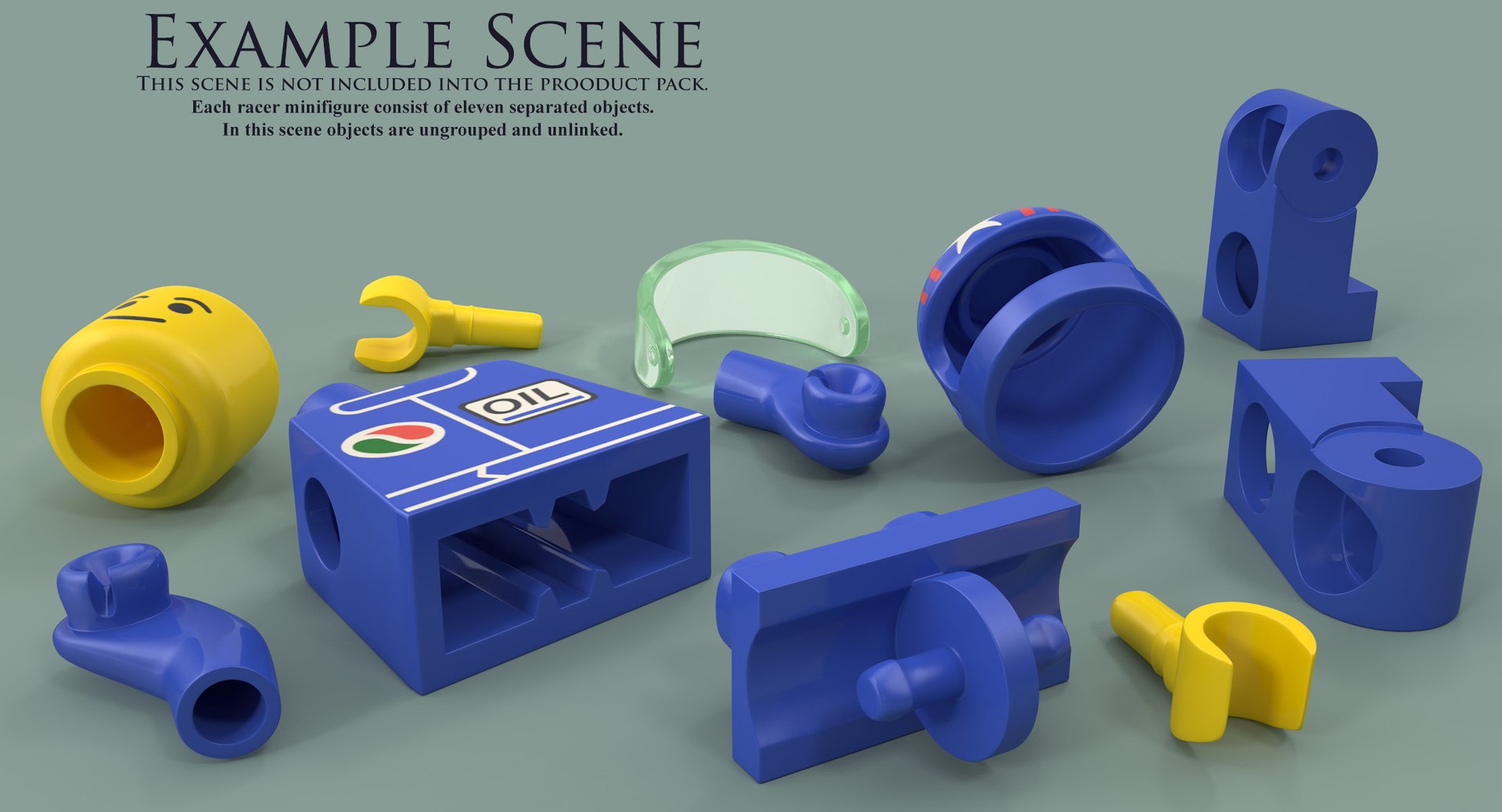 Lego race racers octan model - TurboSquid 1286790