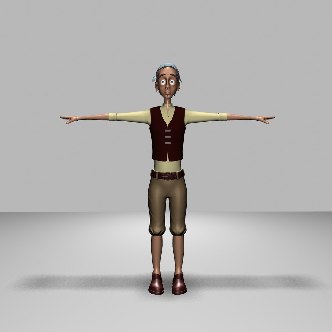 3d Max Cartoon Character