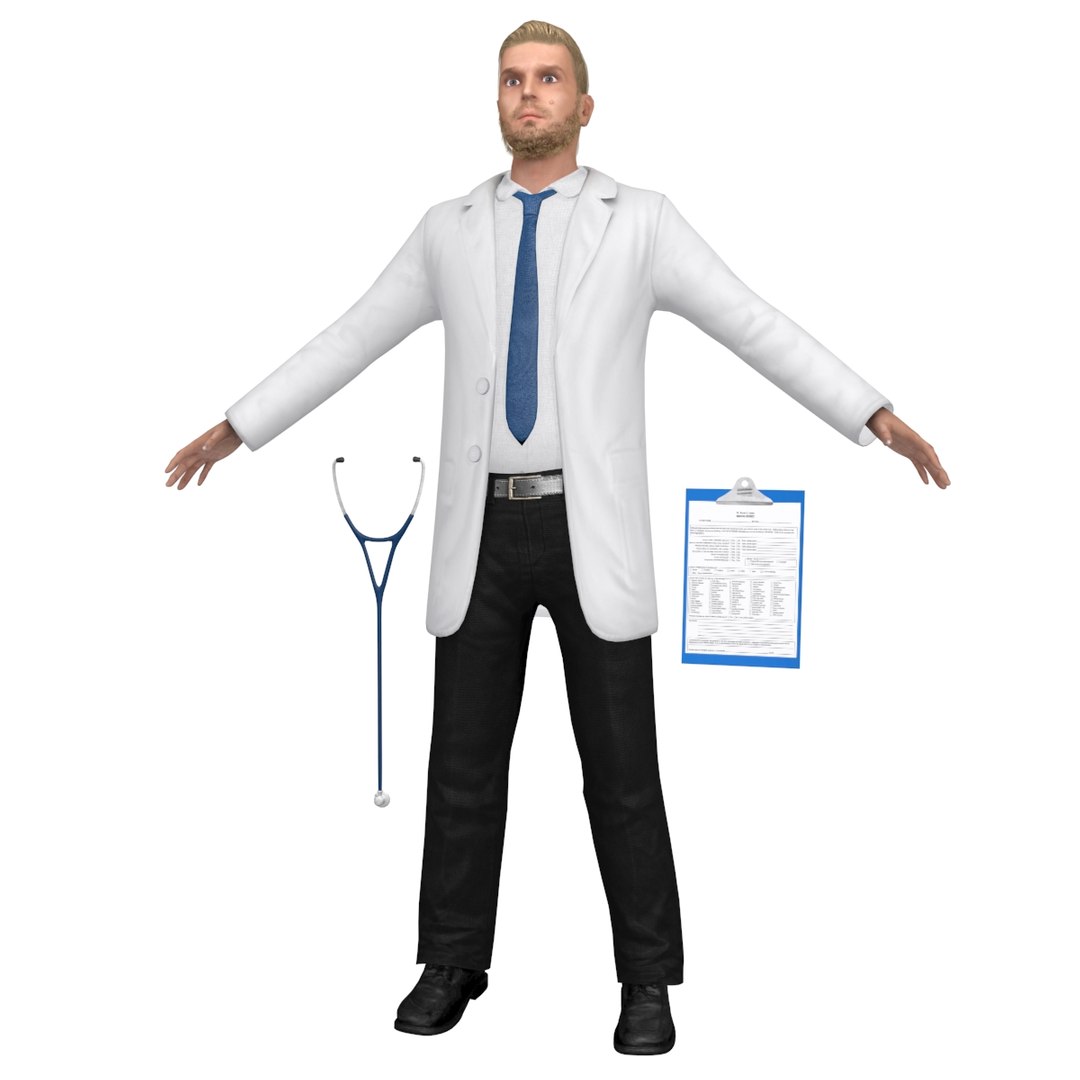 3D pack doctors - TurboSquid 1265579