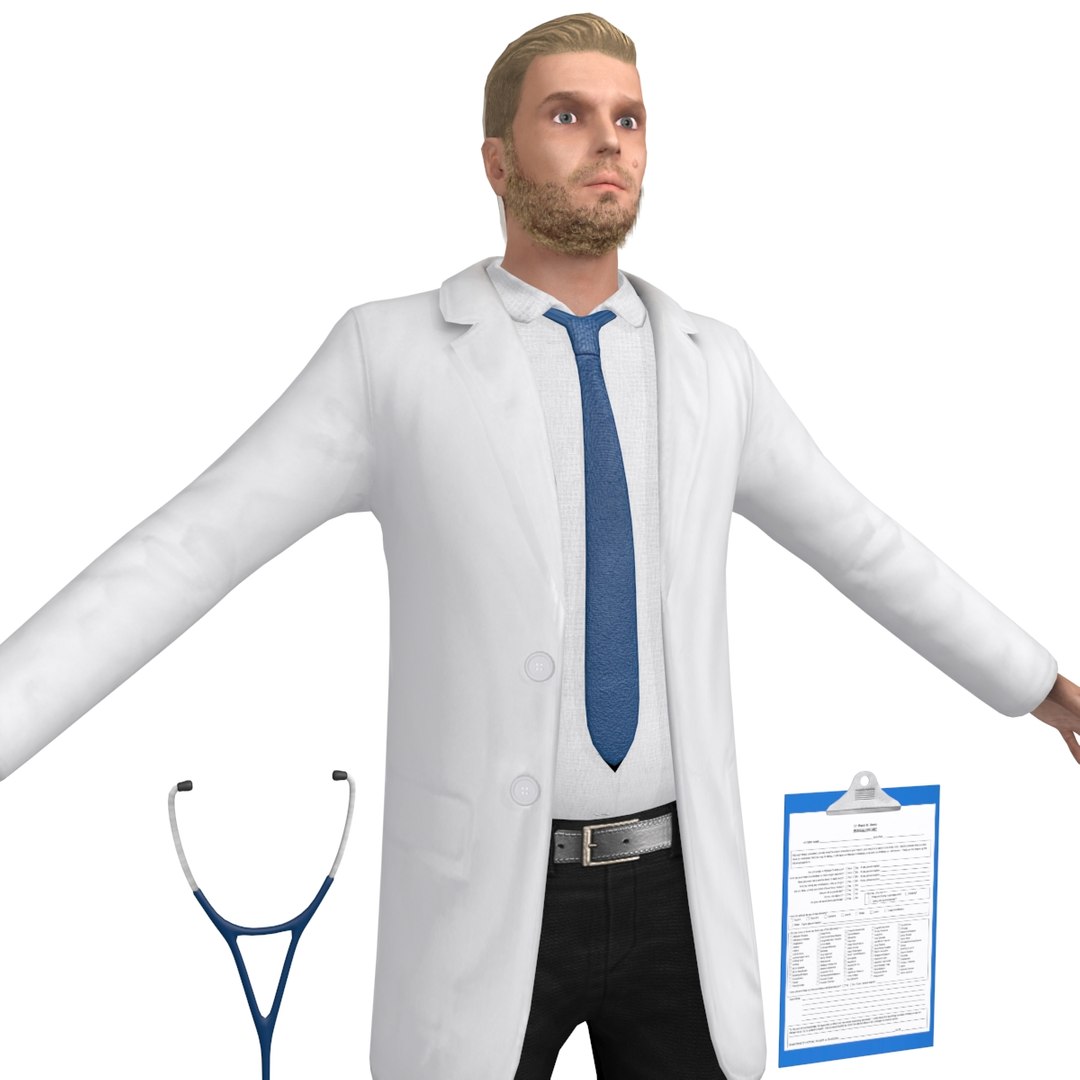 3D pack doctors - TurboSquid 1265579