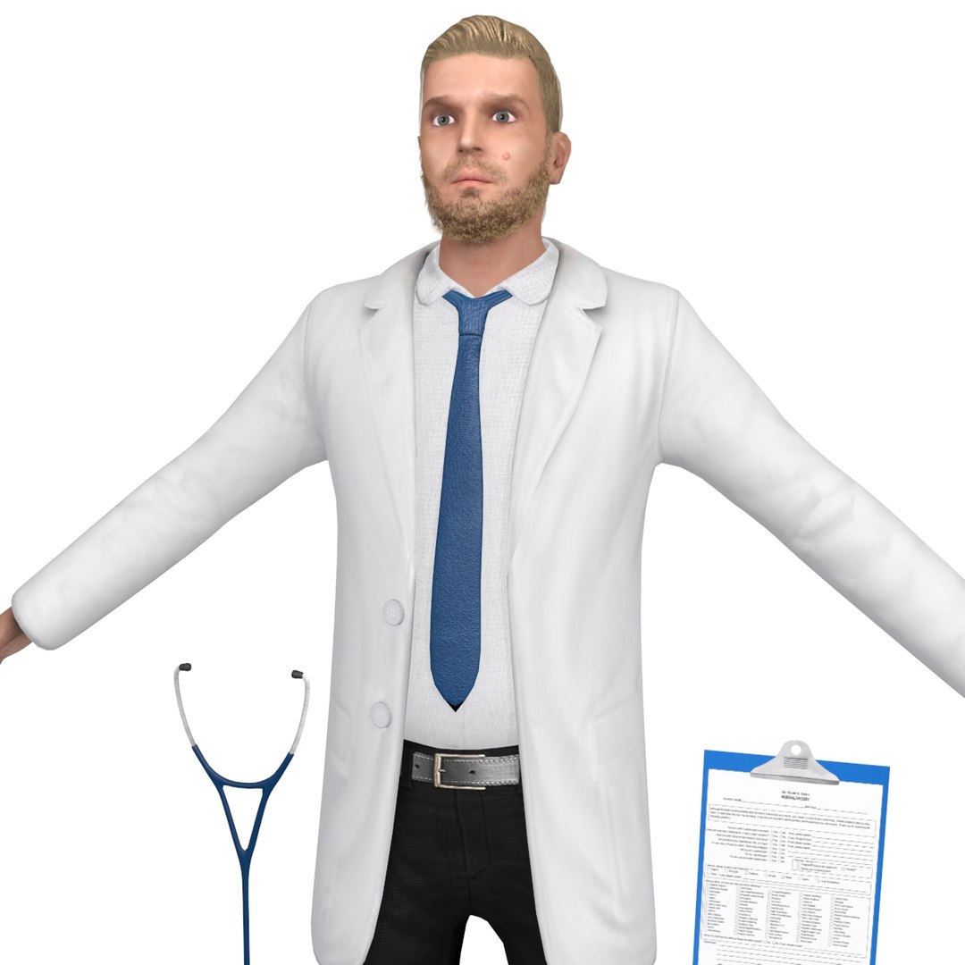 3D pack doctors - TurboSquid 1265579