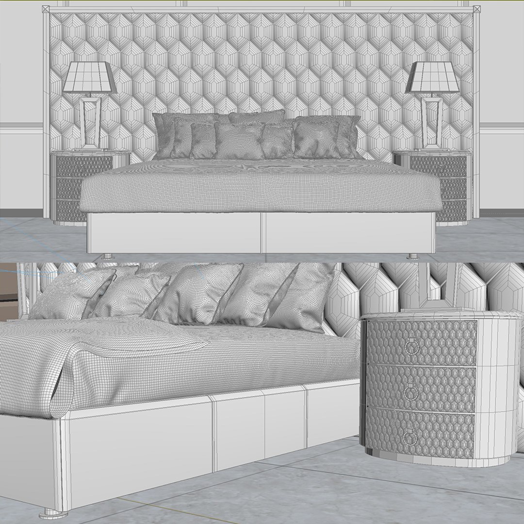 Fur Bed Dv Home 3D Model - TurboSquid 1438740