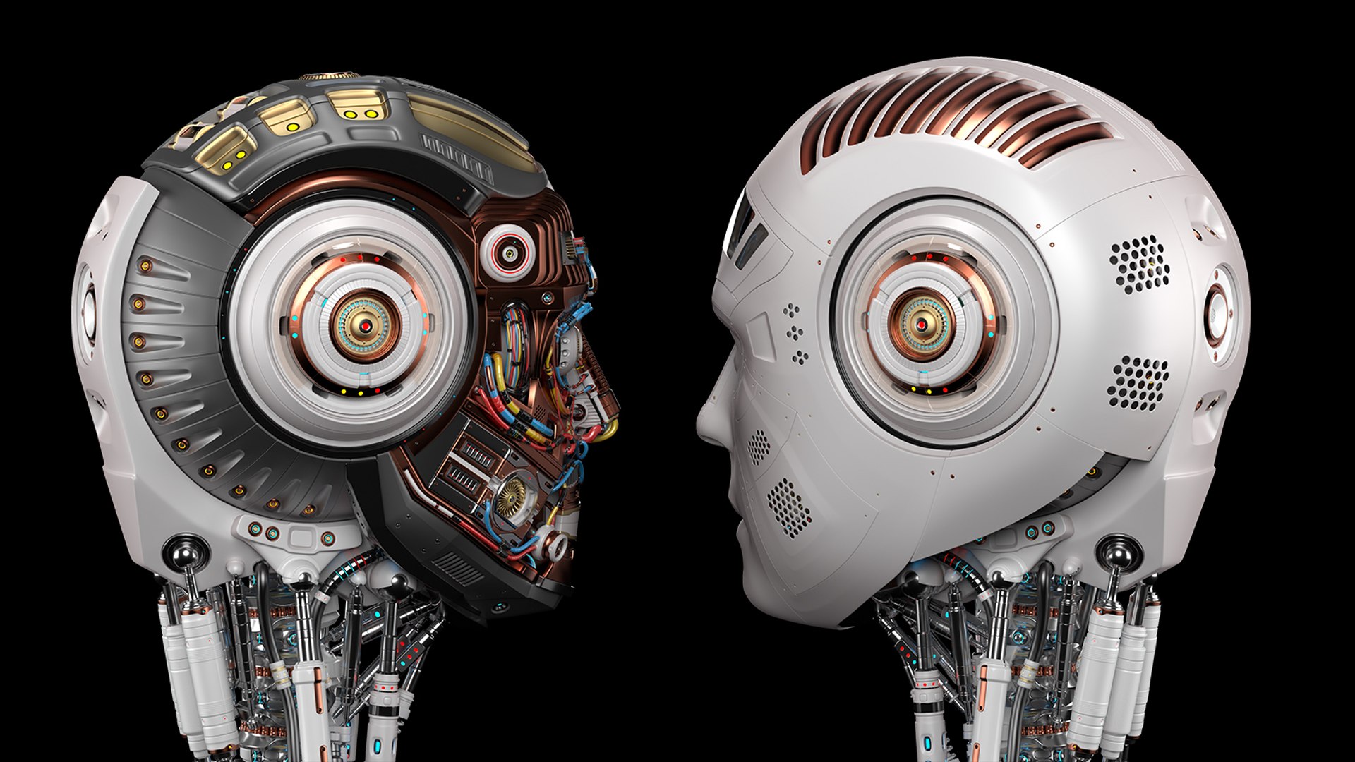 Futuristic Robot Head 2 3D Model - TurboSquid 1400203