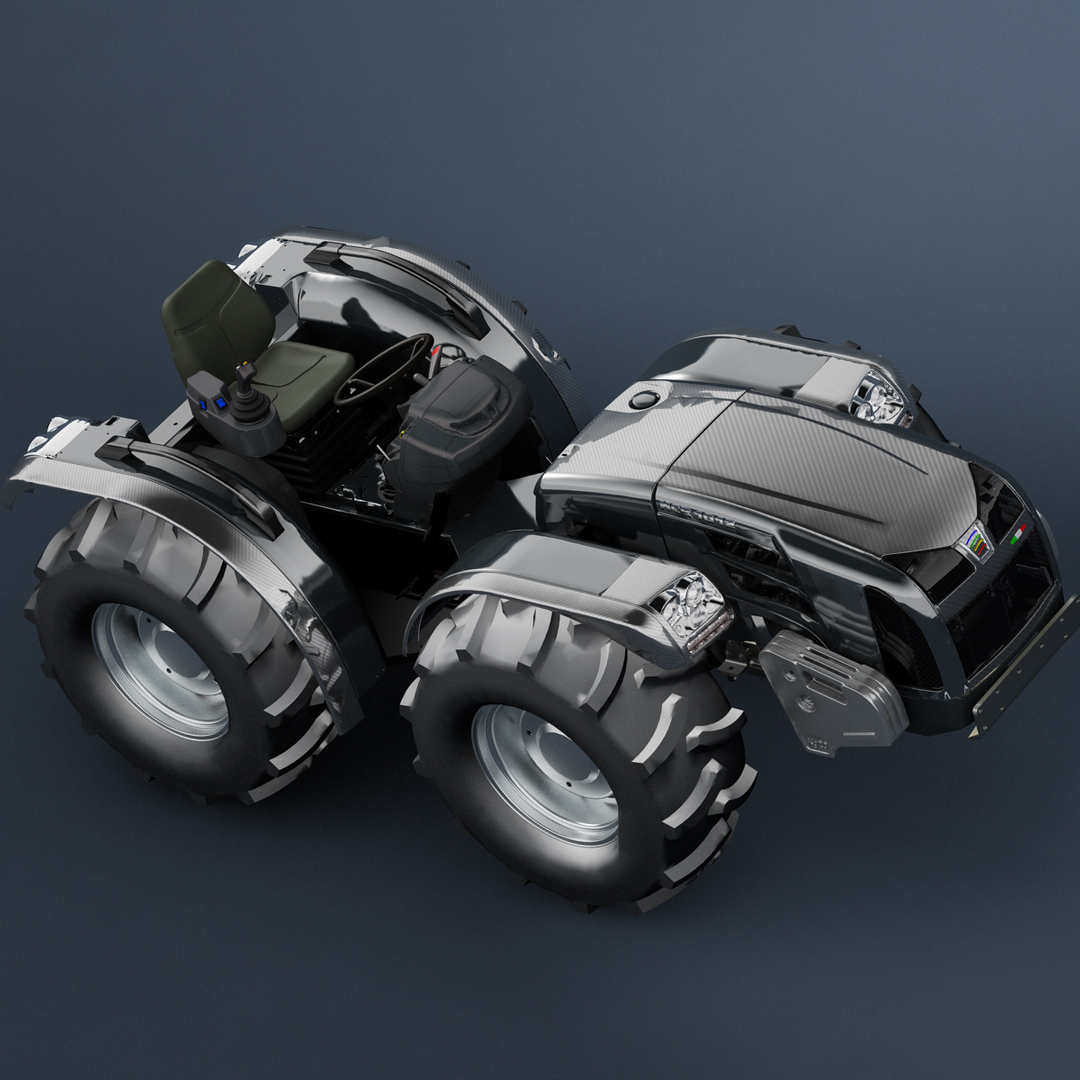 tractor engine diesel 3d model