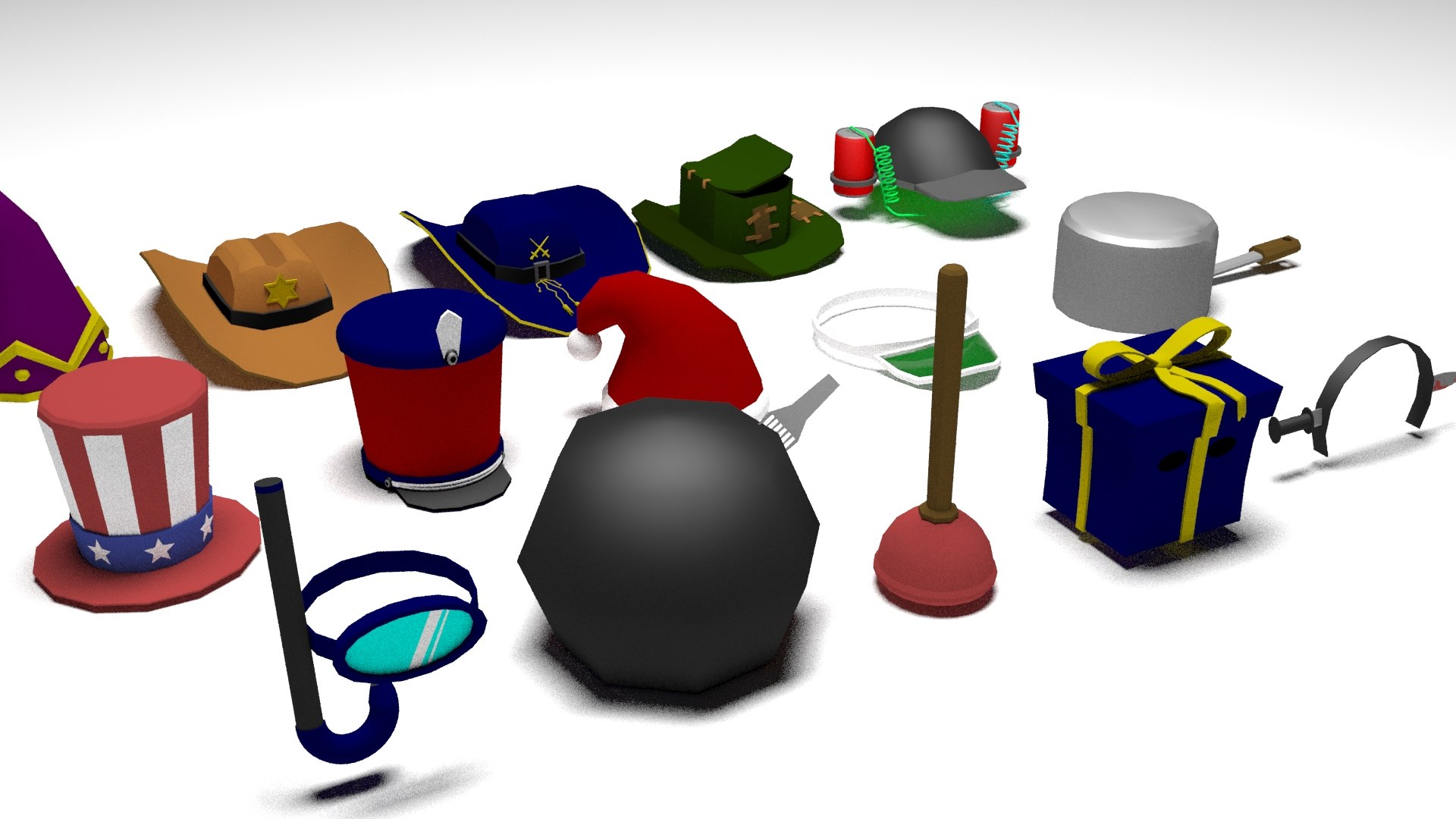Hats 3D Model - TurboSquid 1313926