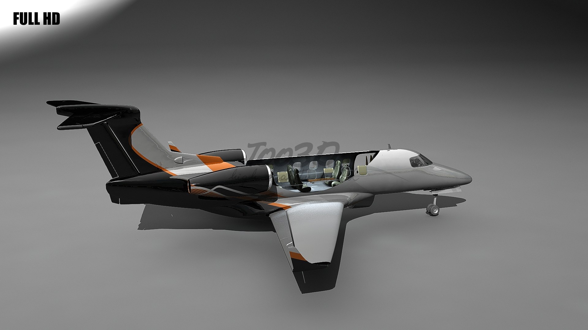 Embraer Phenom 300 3d Model