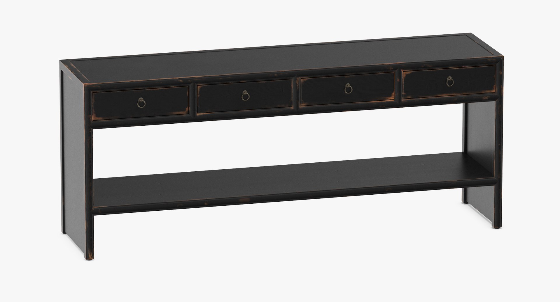 Traditional Console Table Model - TurboSquid 1248767