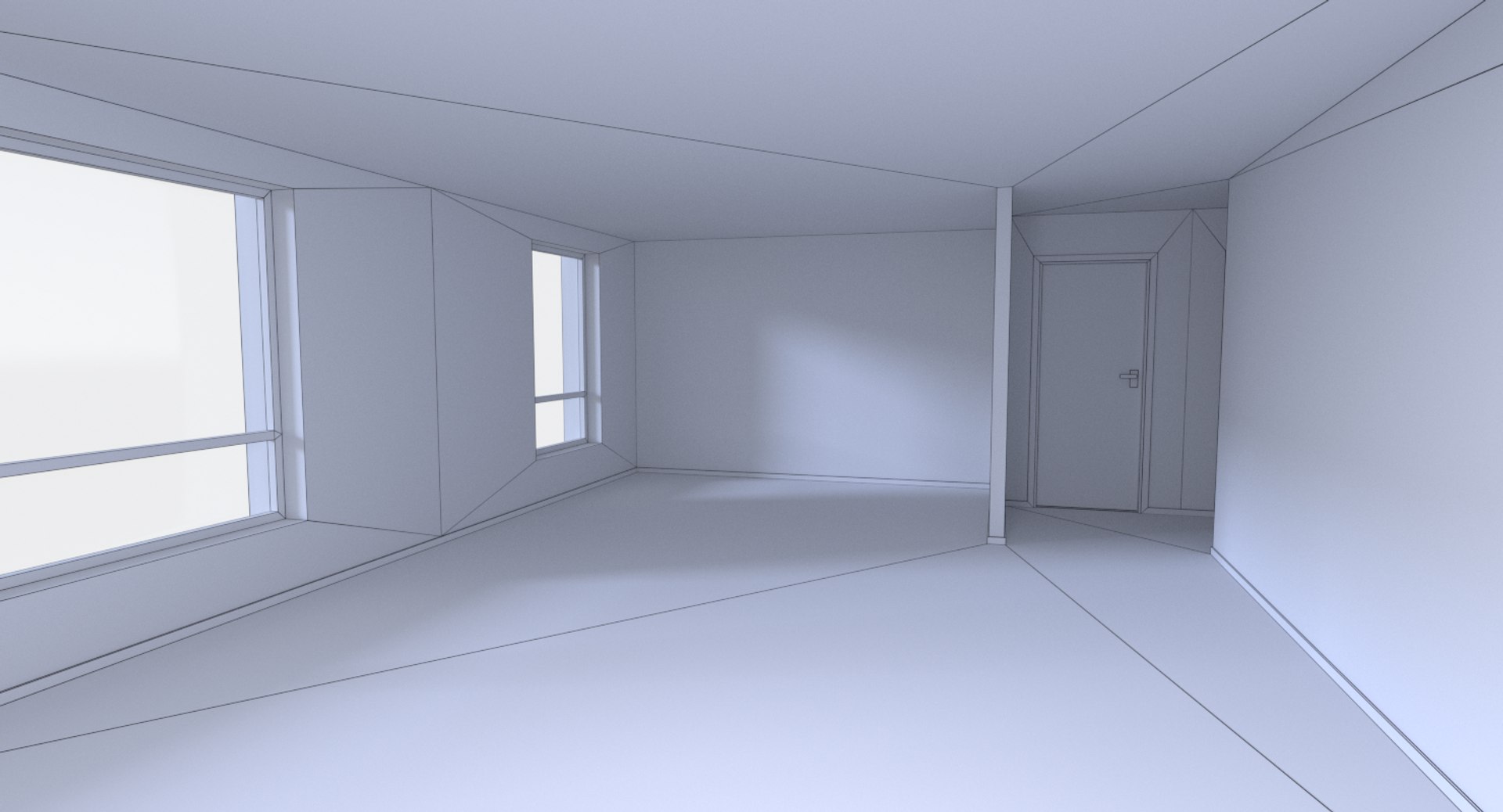 apartment interior buildings 3d model
