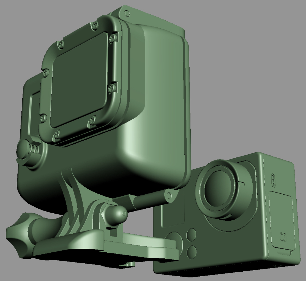 3d model camera black edition video