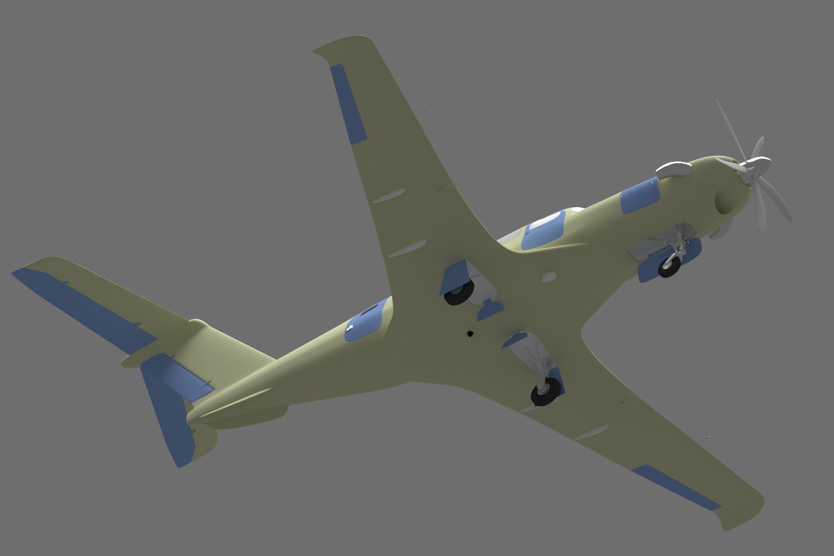Propeller Plane 3d Obj