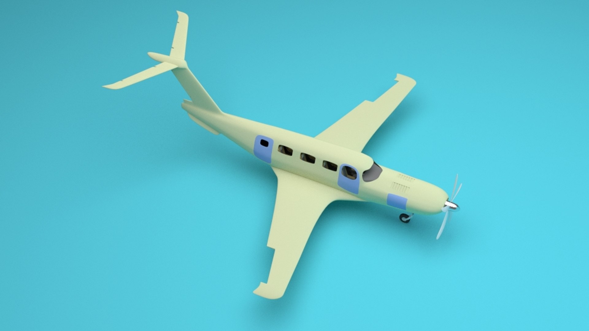 Propeller Plane 3d Obj