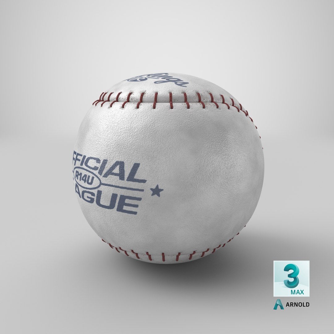 3D Model Real Baseball Ball - TurboSquid 1447930