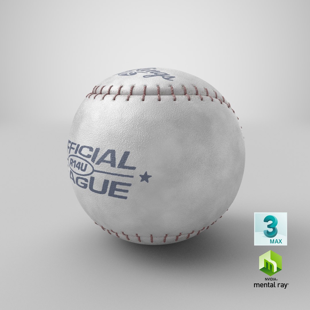 3D Model Real Baseball Ball - TurboSquid 1447930