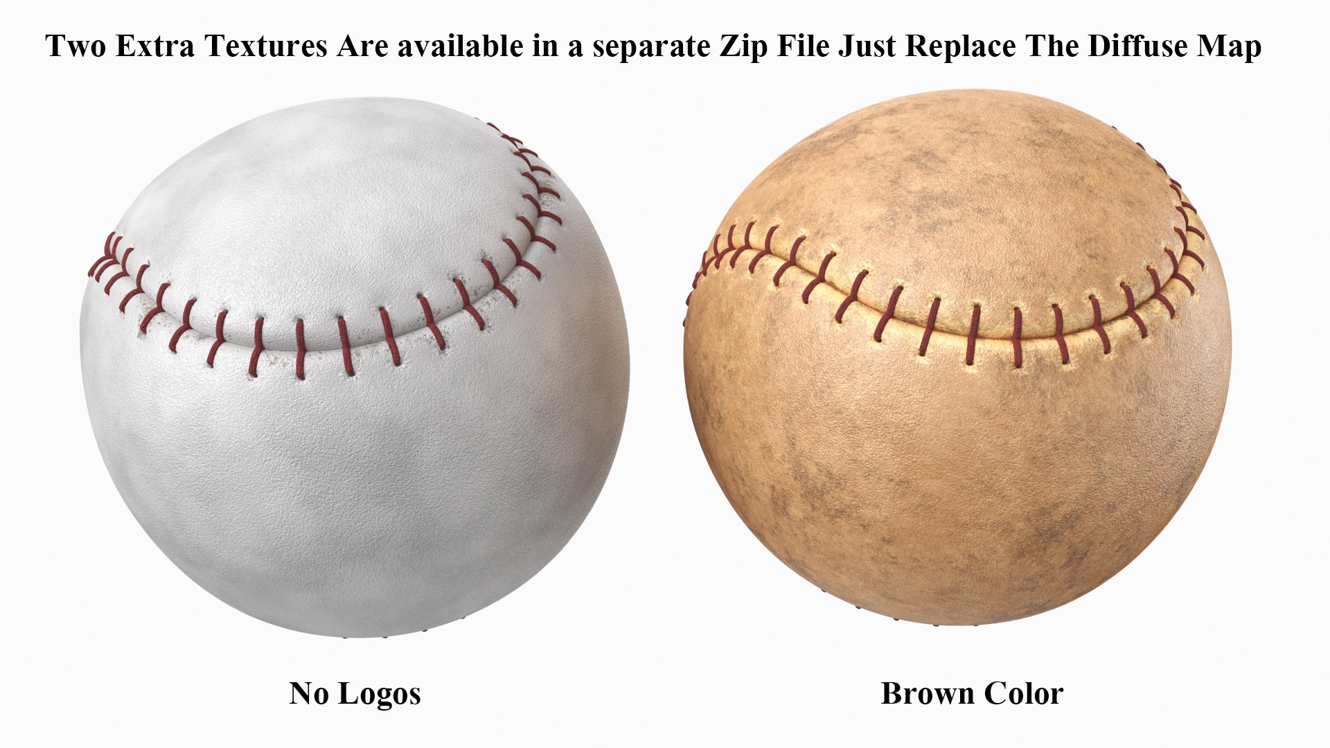 3D Model Real Baseball Ball - TurboSquid 1447930