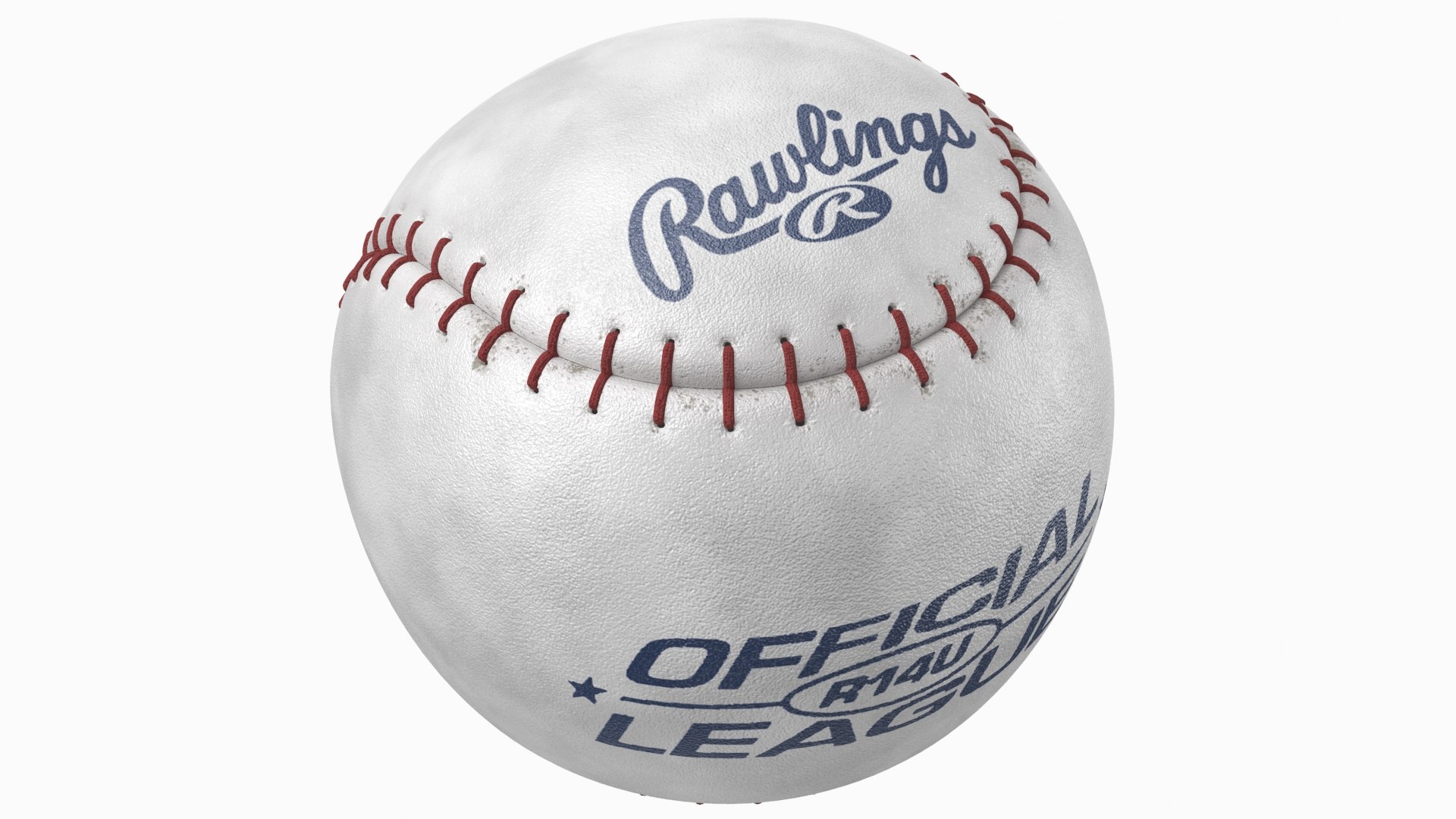 3D Model Real Baseball Ball - TurboSquid 1447930