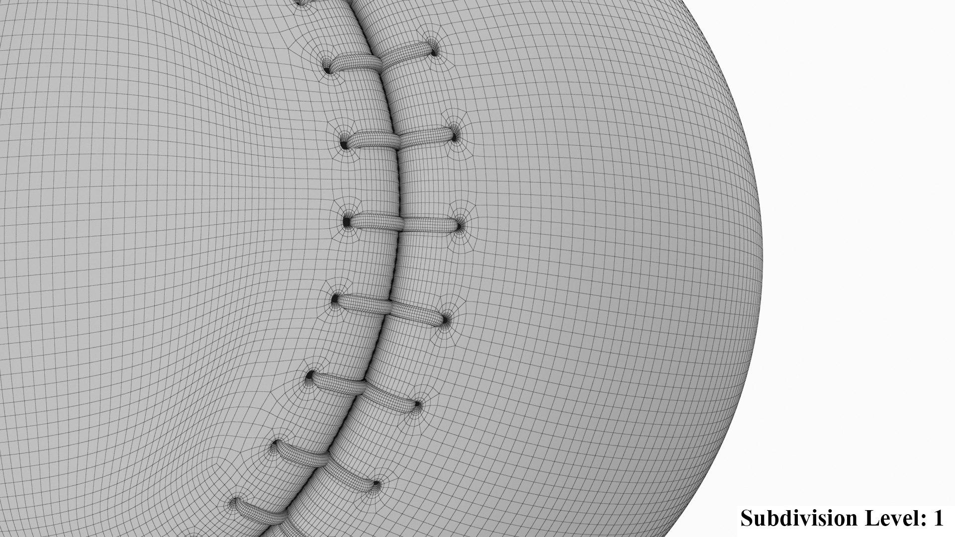 3D Model Real Baseball Ball - TurboSquid 1447930