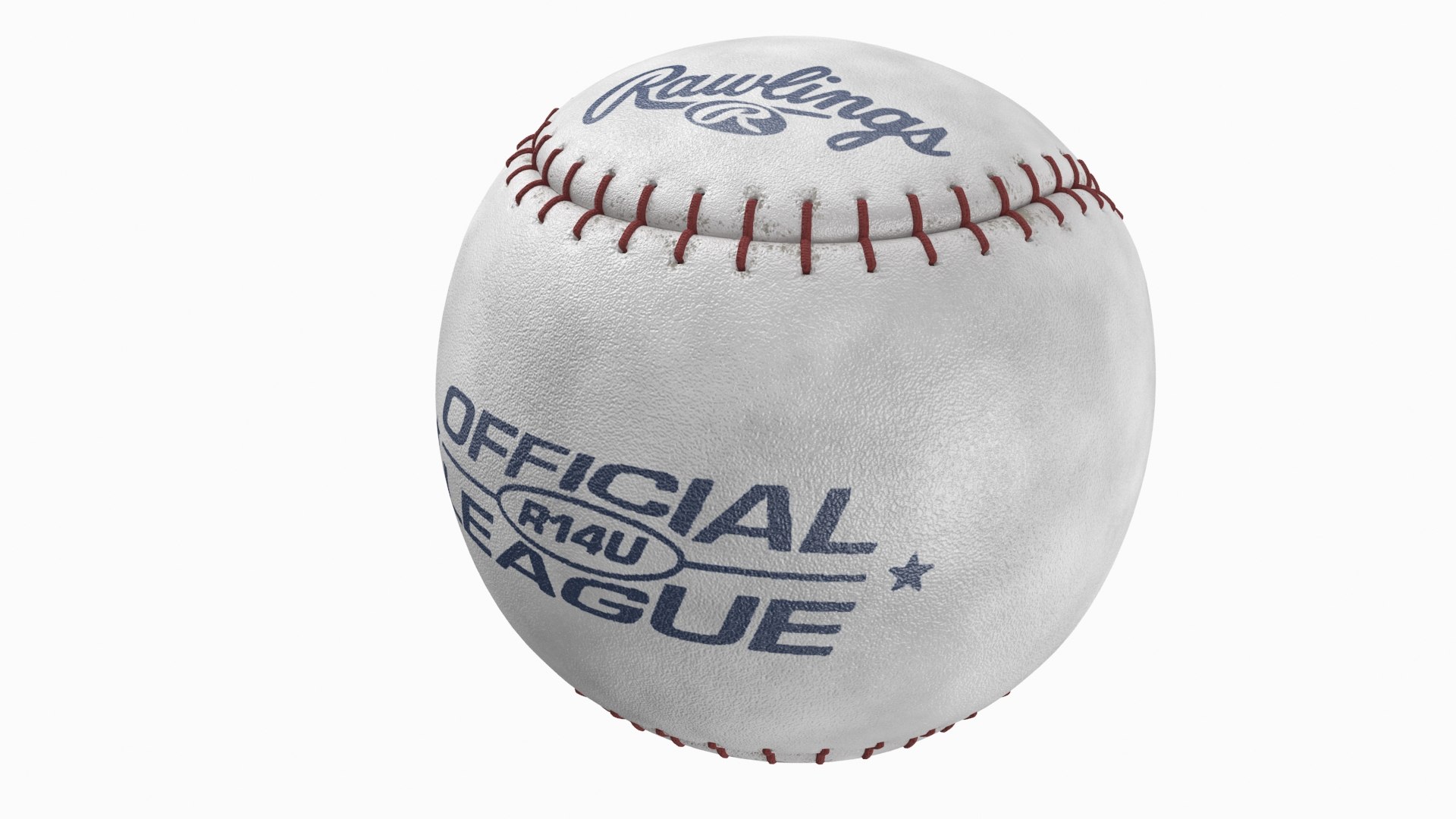3D Model Real Baseball Ball - TurboSquid 1447930