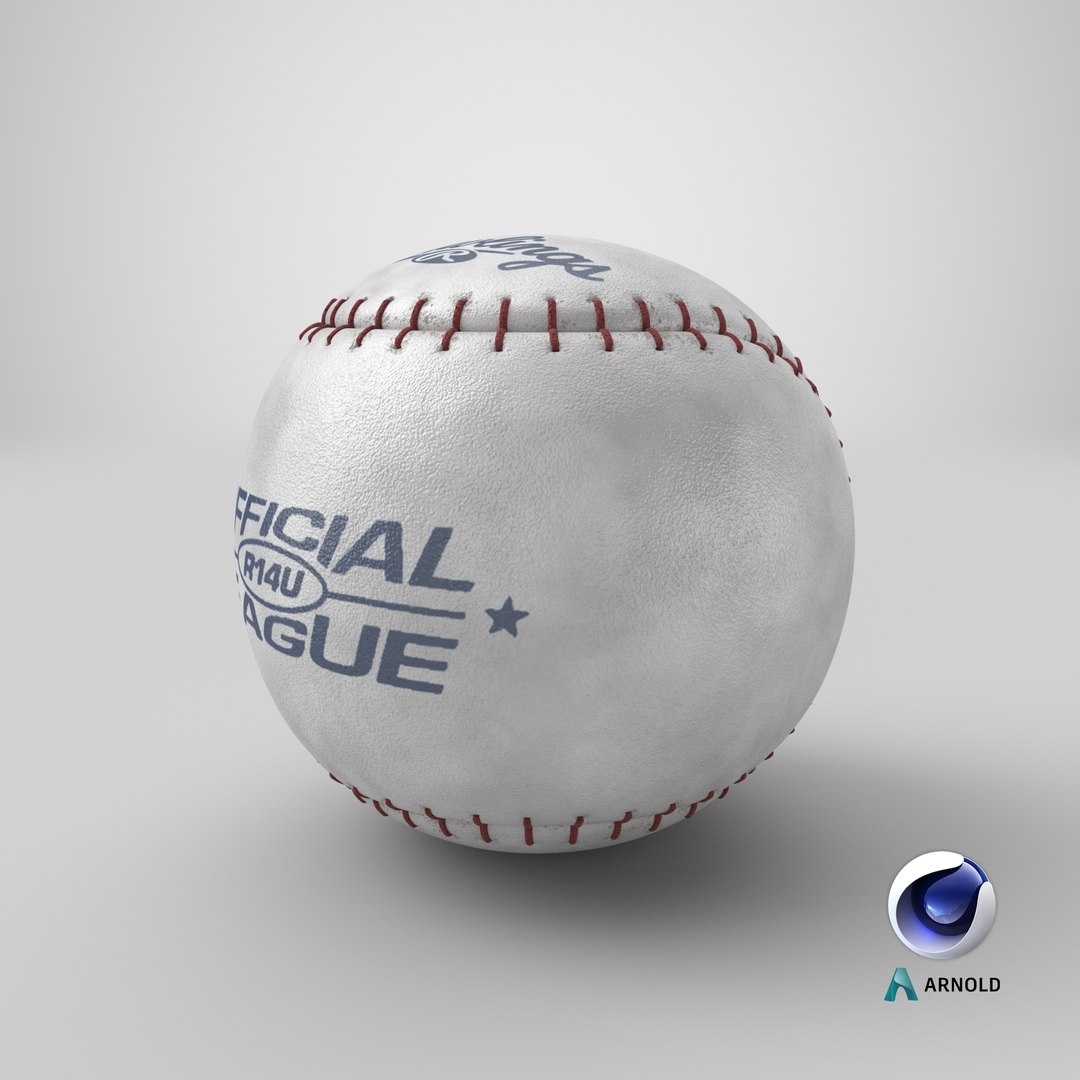 3D Model Real Baseball Ball - TurboSquid 1447930