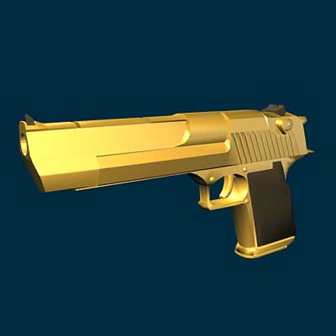 3d model desert eagle gun