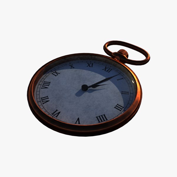 pocket watch 3d model