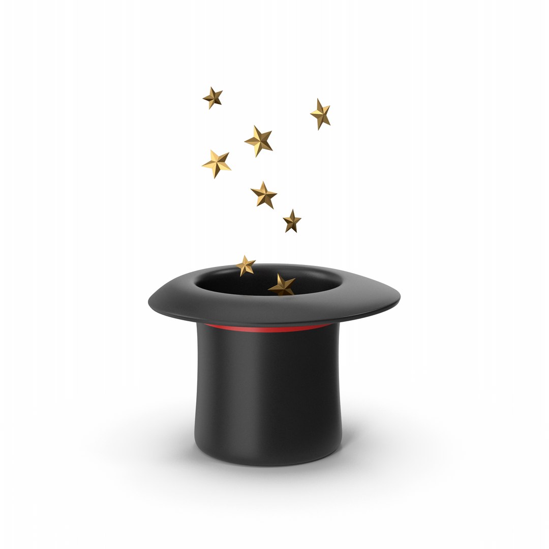 Magic Hat 3D Model - TurboSquid 2209659