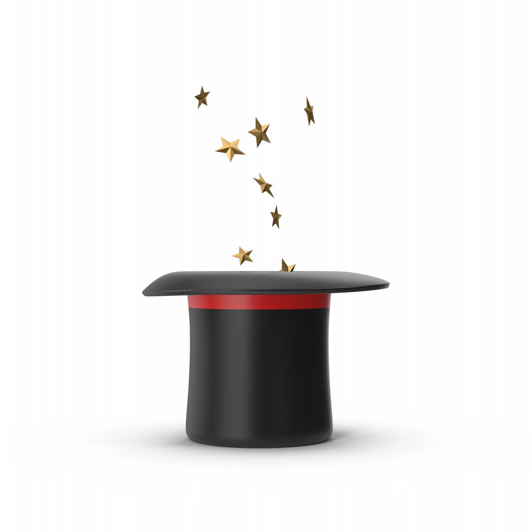 Magic Hat 3D Model - TurboSquid 2209659