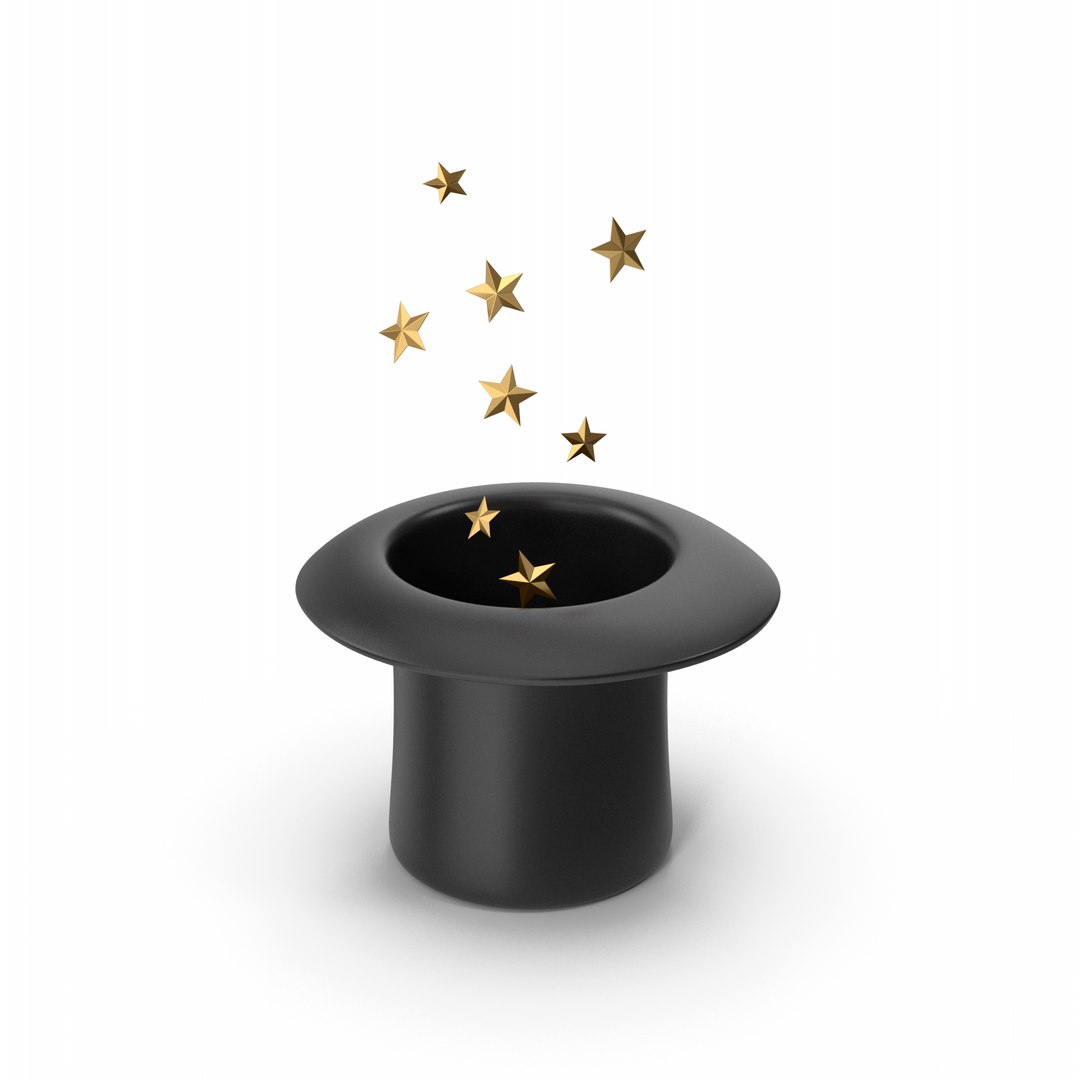 Magic Hat 3D Model - TurboSquid 2209659