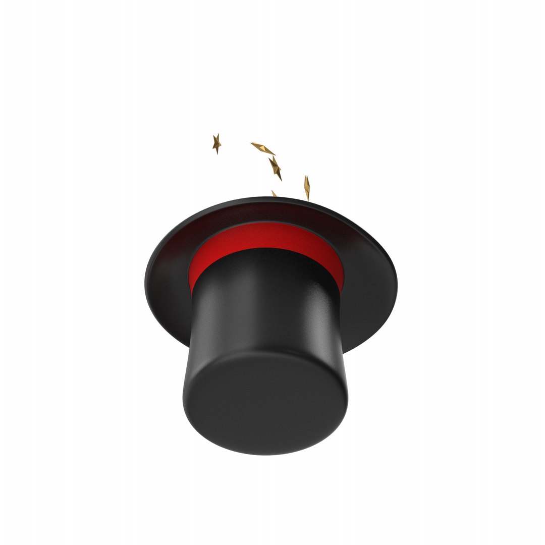 Magic Hat 3D Model - TurboSquid 2209659