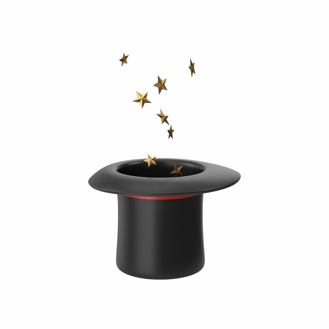 Magic Hat 3D Model - TurboSquid 2209659