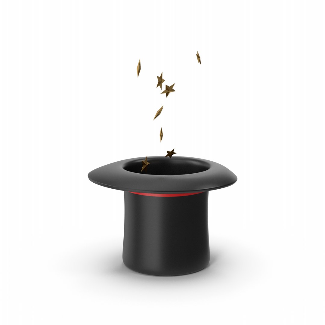 Magic Hat 3D Model - TurboSquid 2209659