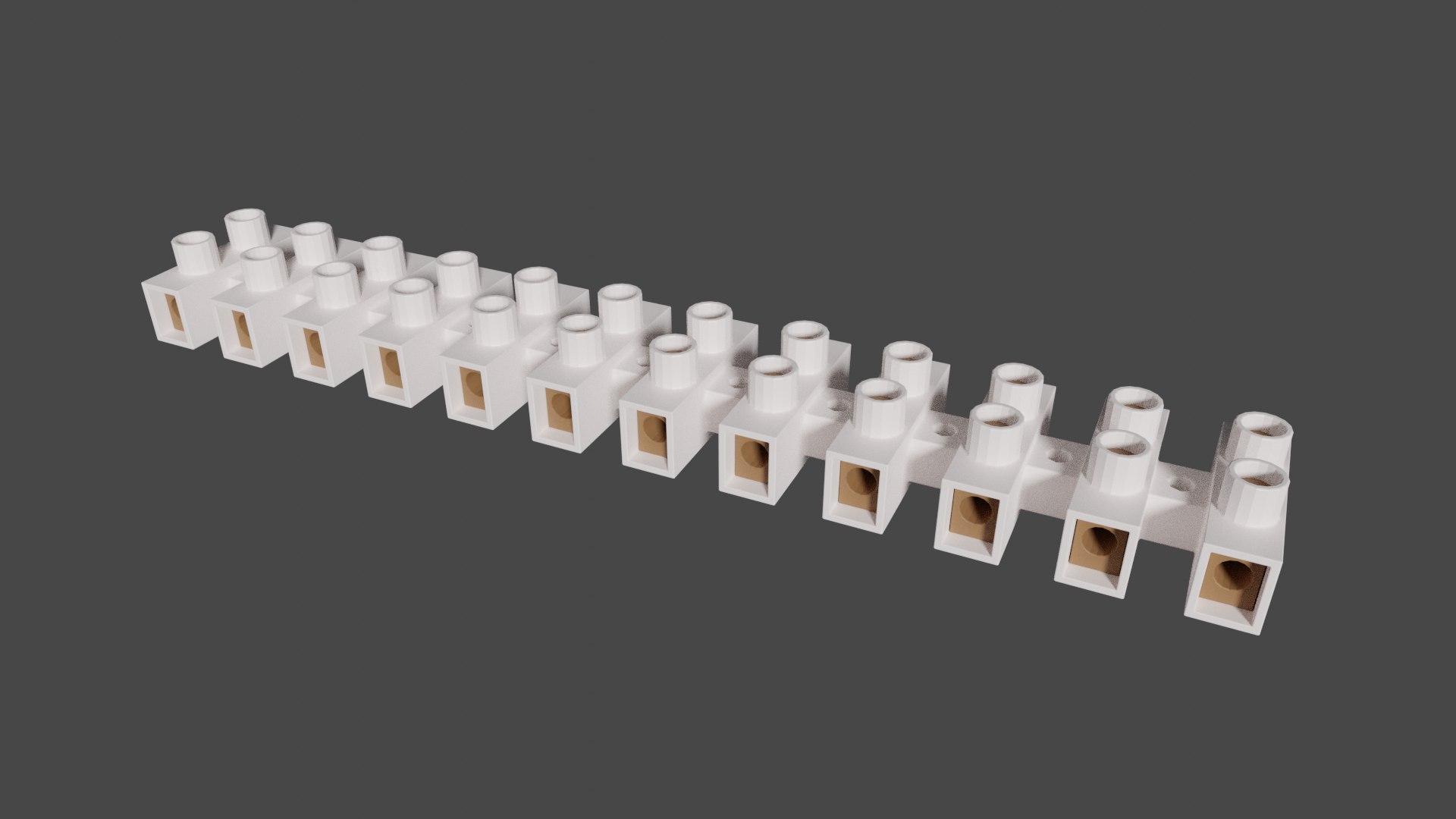 Divisible Terminal Block 3D Model - TurboSquid 1498665