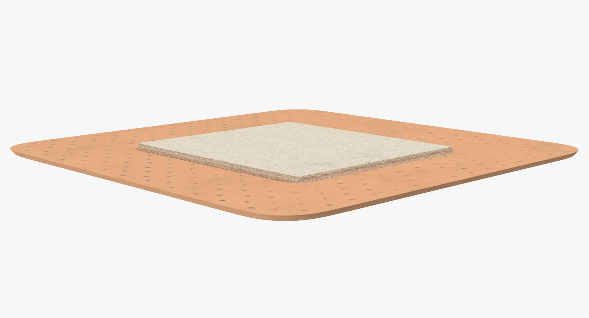 3D Band Aid Squared Model - TurboSquid 1330050