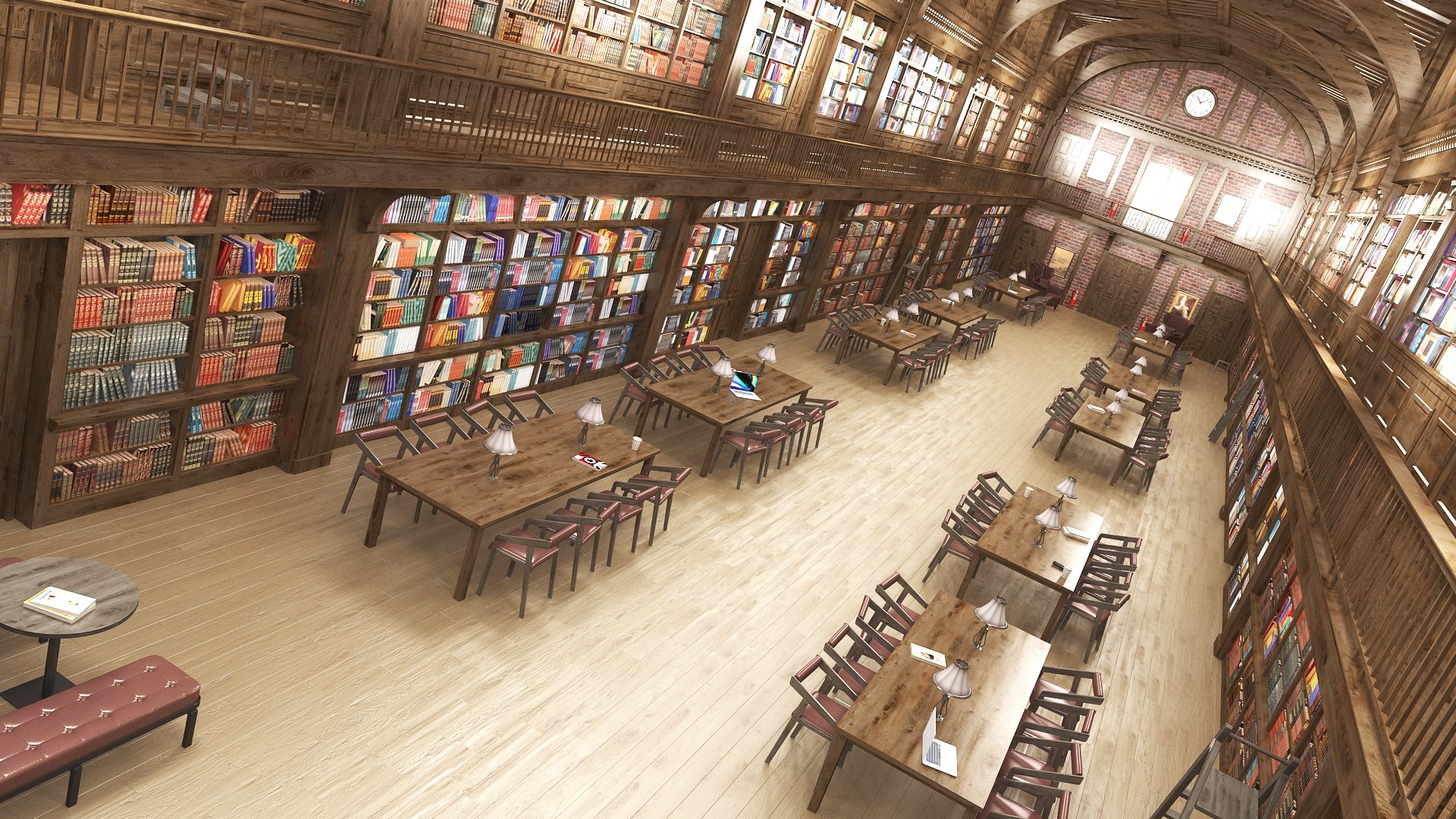 3D Model Historical Library - TurboSquid 1352281