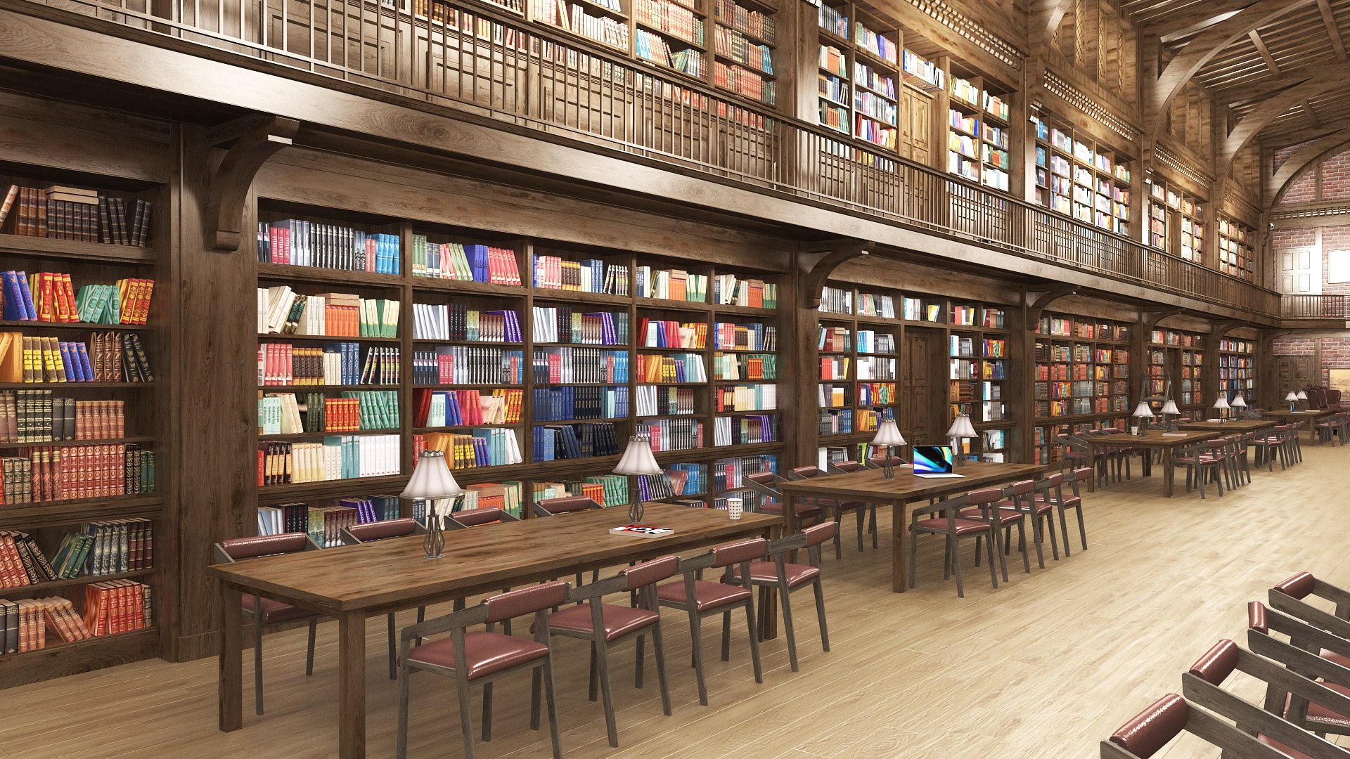 3D Model Historical Library - TurboSquid 1352281