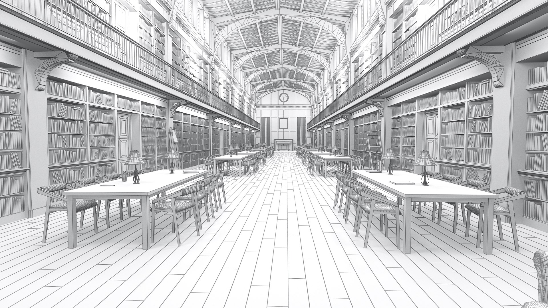 3D model historical library - TurboSquid 1352281