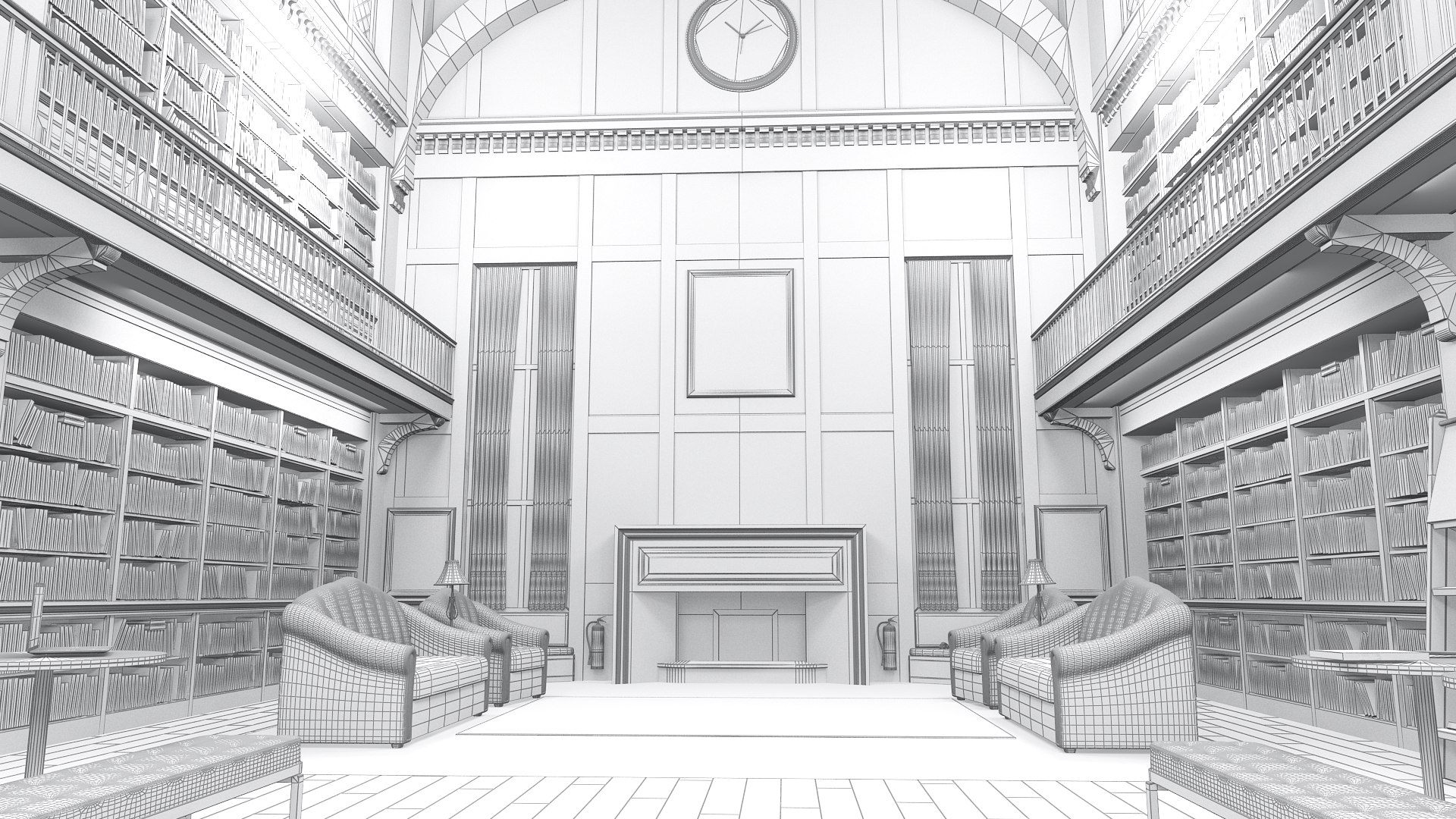 3D model historical library - TurboSquid 1352281