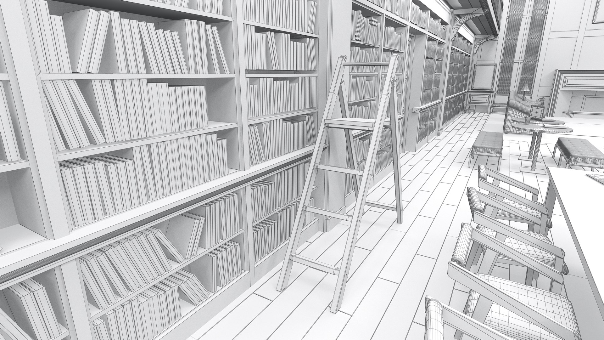 3D model historical library - TurboSquid 1352281
