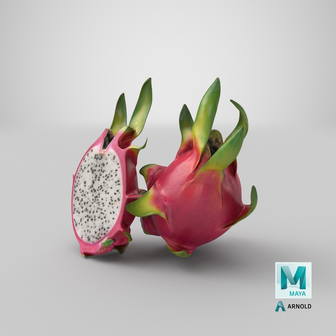 Dragon Fruit Color 2 3D - TurboSquid 2091342