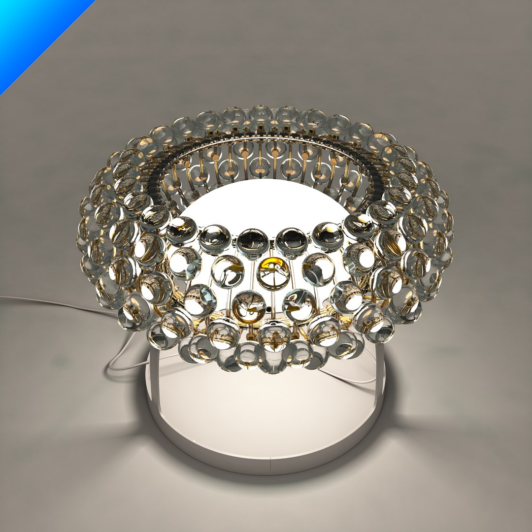Caboche Table Lamp Patricia 3d Max