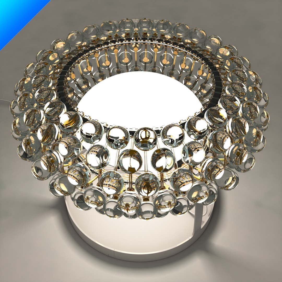 Caboche Table Lamp Patricia 3d Max