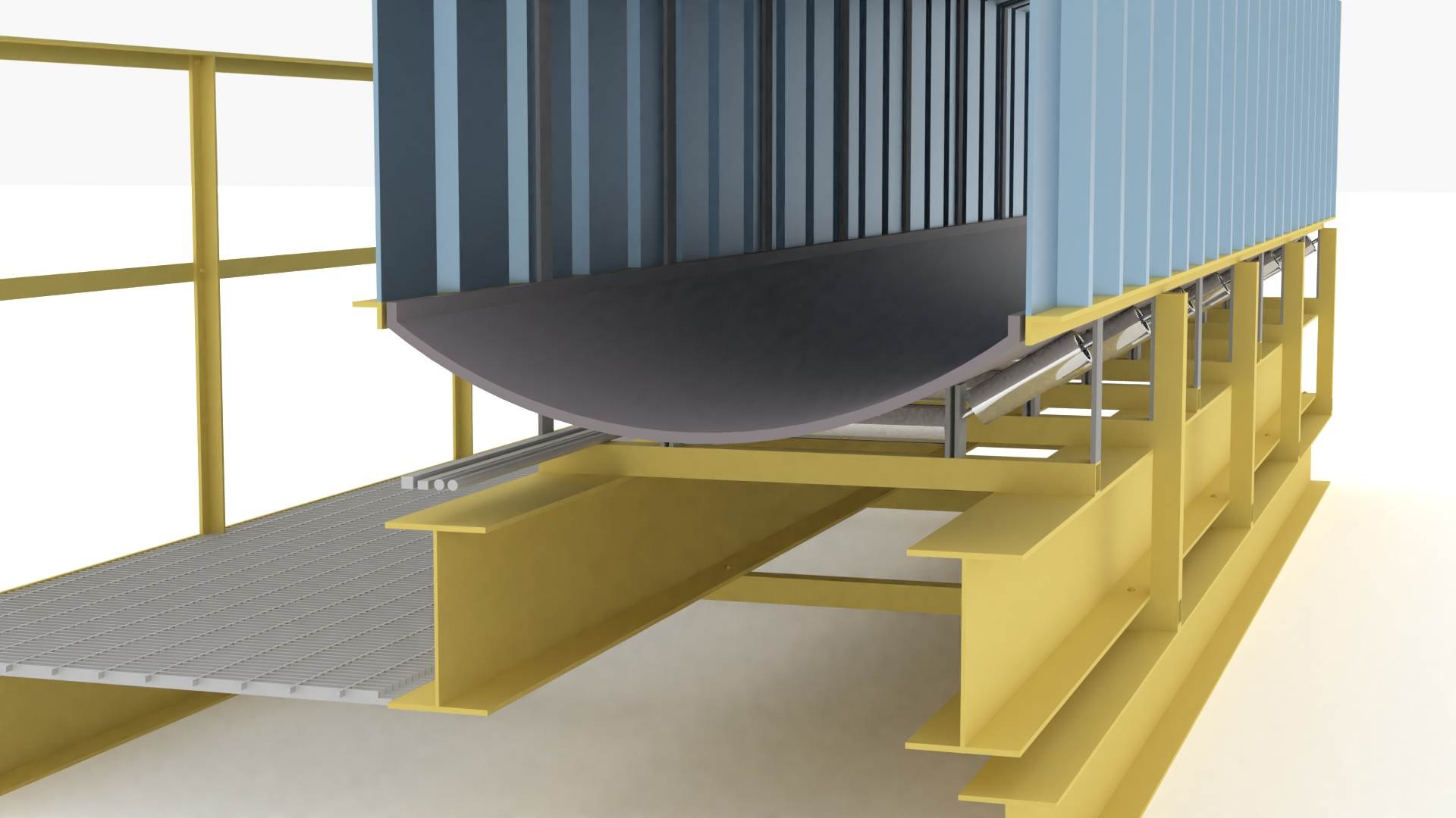 Conveyor Section 3D - TurboSquid 1833363