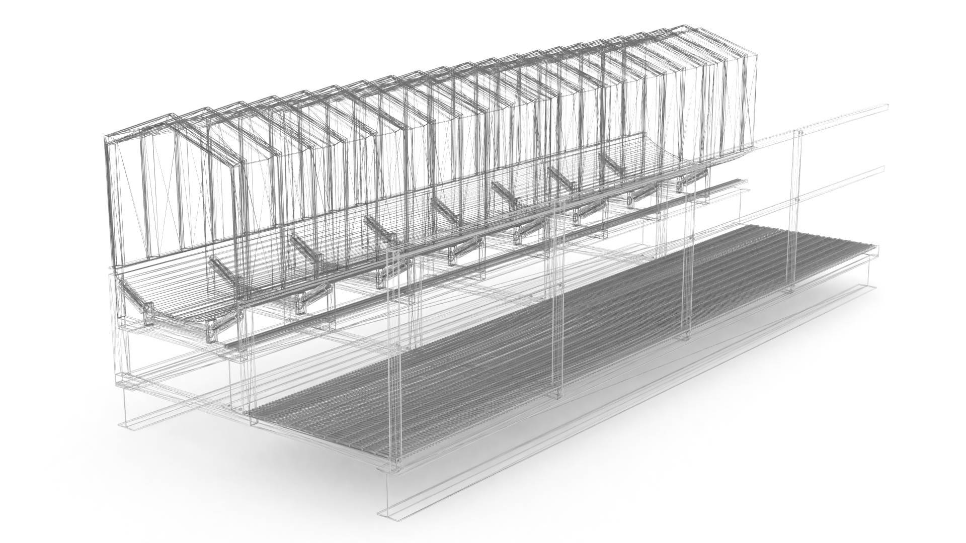 Conveyor Section 3D - TurboSquid 1833363