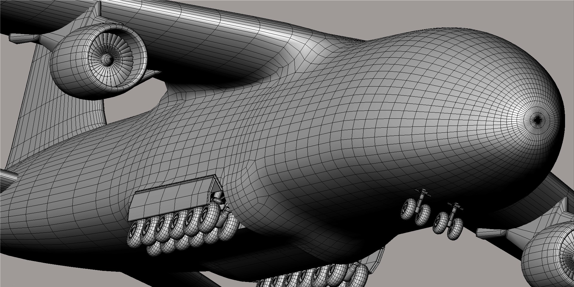 3d Triple Deck Model