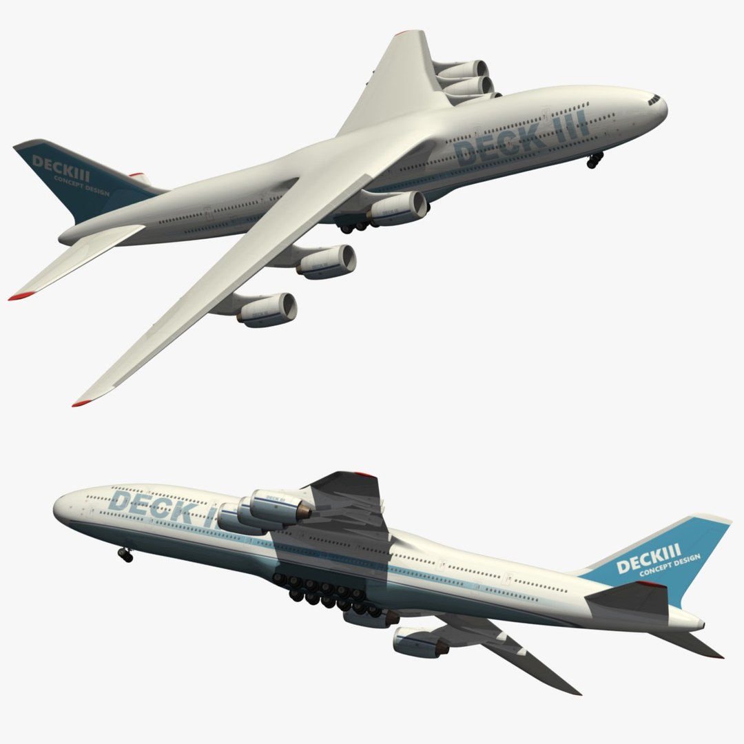 3d Triple Deck Model