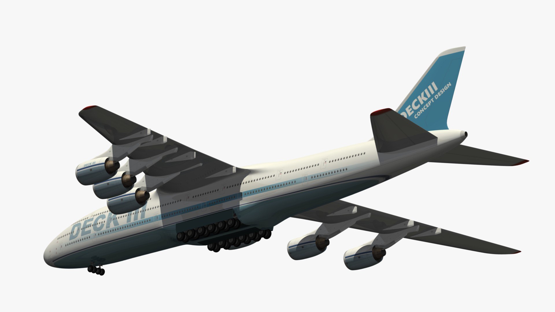 3d Triple Deck Model