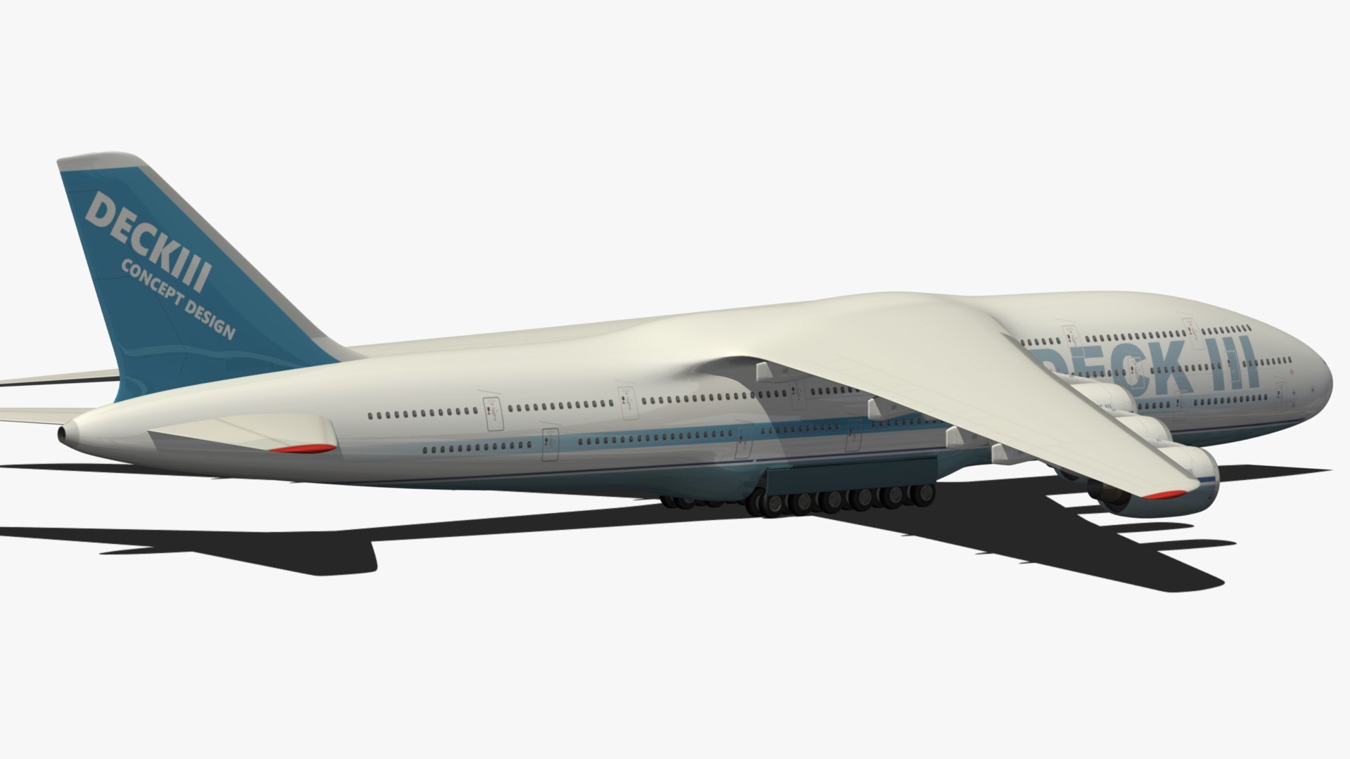 3d Triple Deck Model